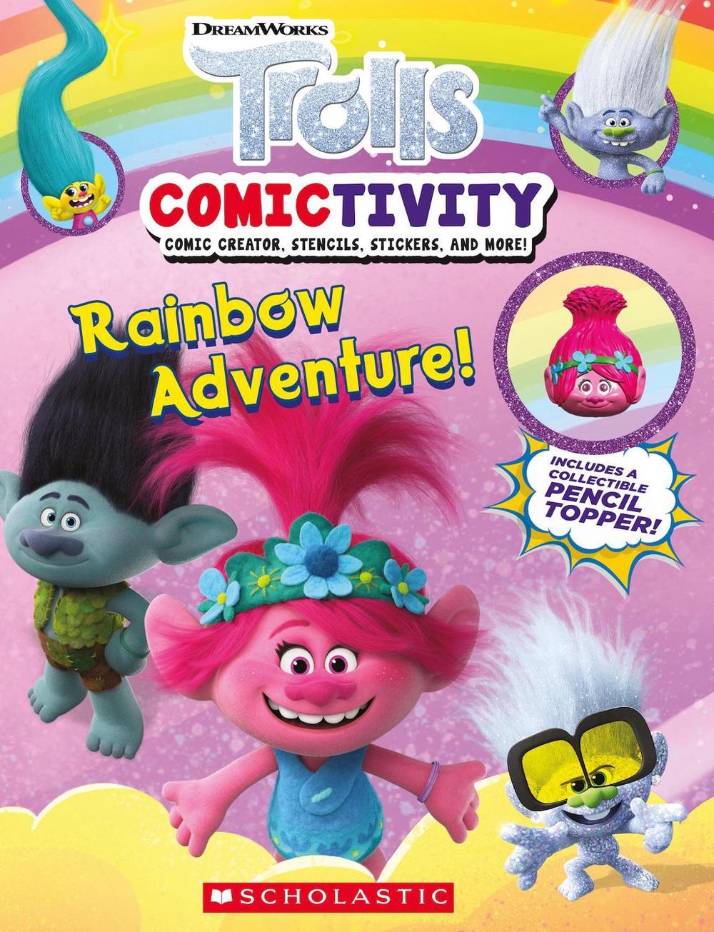 Trolls: Comictivity: Rainbow Adventure! by Andrea Towers, Paperback ...
