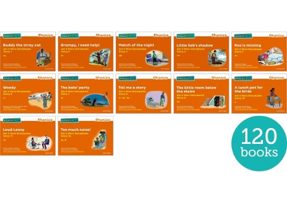 Read Write Inc. Phonics: Orange Set 4 More Storybooks (Pack of 120 ...