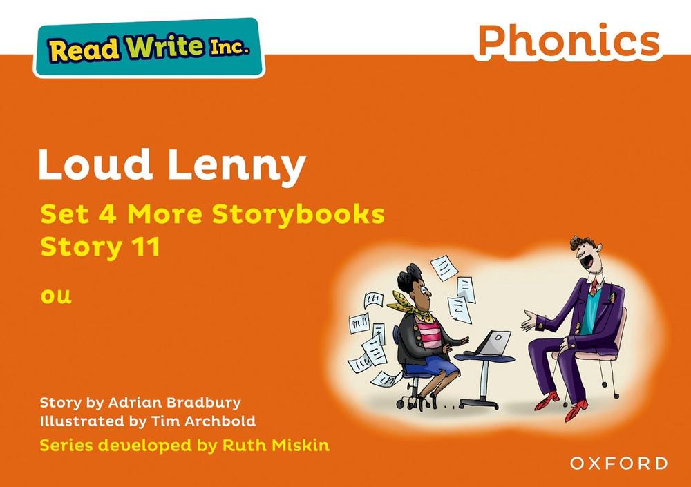 Read Write Inc Phonics: Orange Set 4 More Storybook 11 Loud Lenny by ...