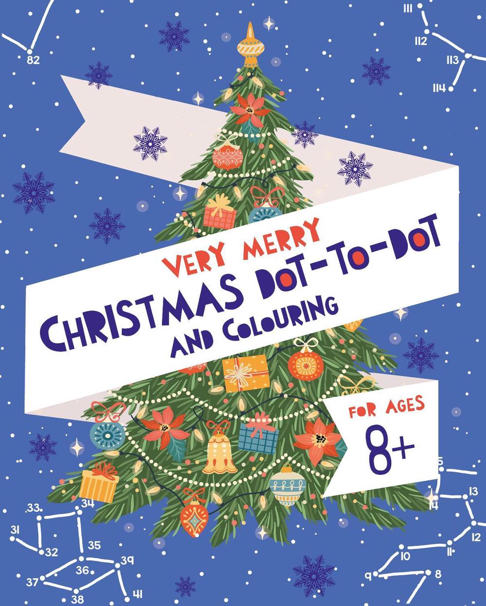 Very Merry Christmas Dot-to-Dot and Colouring | Buy online at The Nile