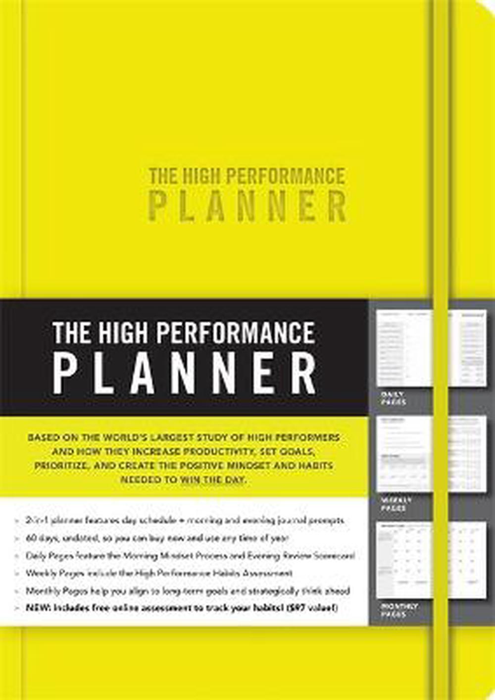High Performance Planner [yellow] by Brendon Burchard, Paperback ...