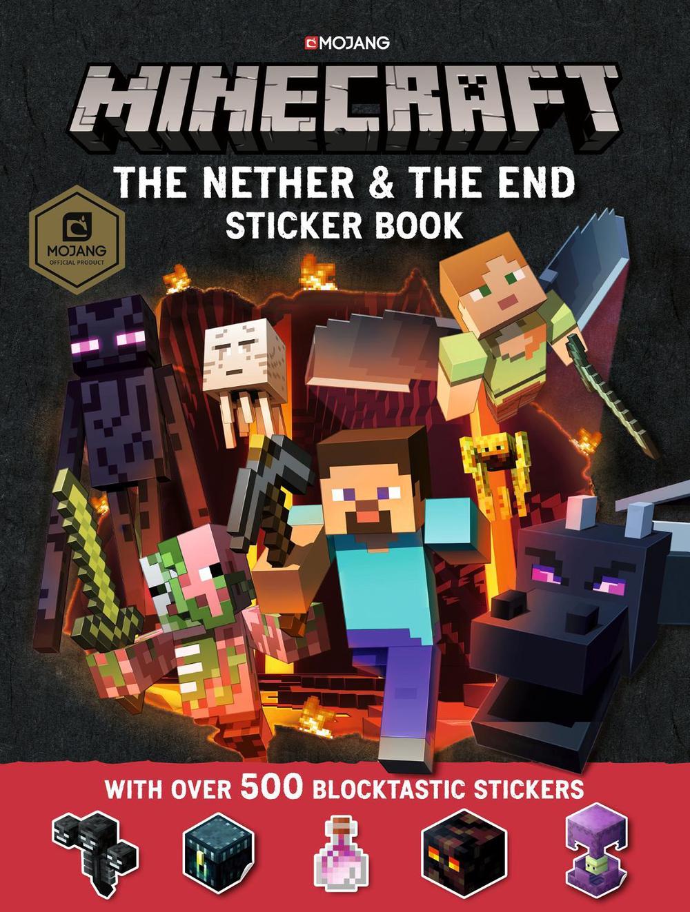 Minecraft the Nether and the End Sticker Book by Mojang Ab, Paperback ...