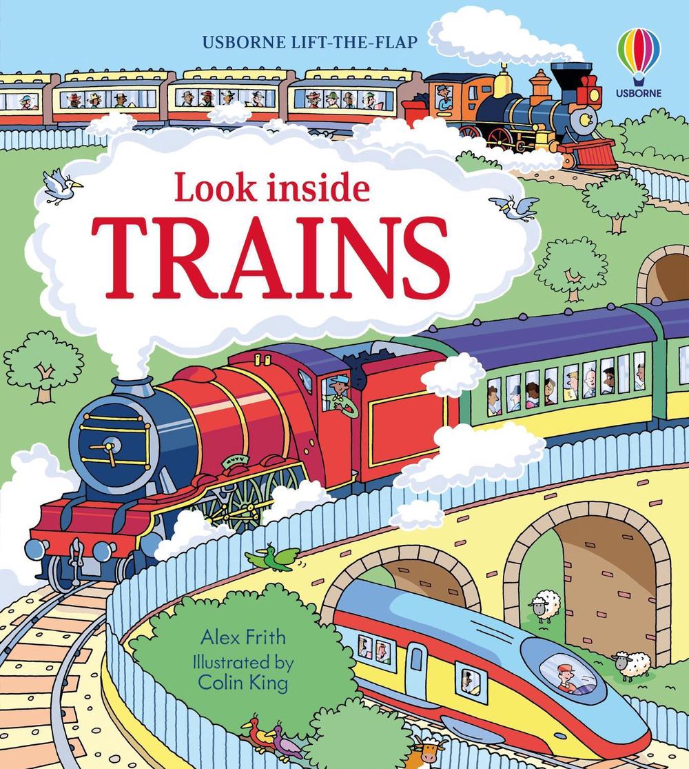 Look Inside Trains by Alex Frith, Board Book, 9781409582083 | Buy ...