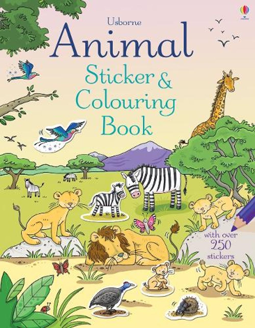 Animal Sticker and Colouring Book by Jessica Greenwell, Paperback ...