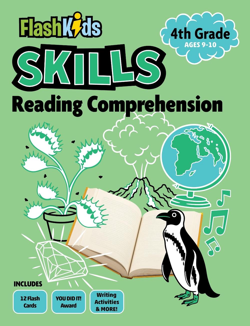 Reading Comprehension: Grade 4 by Flash Kids Editors, Paperback ...