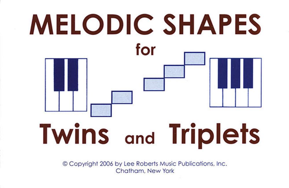 Melodic Shapes for Twins and Triplets: 48 Flashcards by Robert Pace ...
