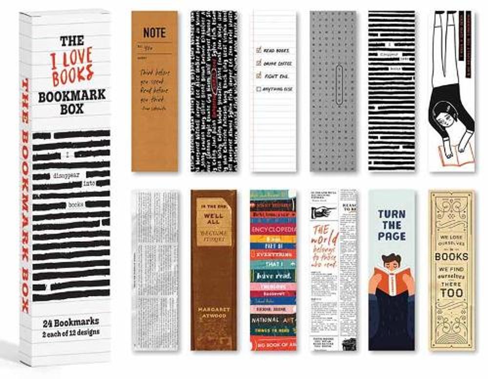I Love Books Bookmark Box by Gibbs Smith Publisher, 9781423660439 | Buy ...
