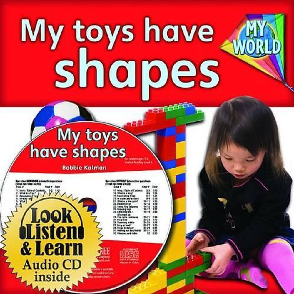 My Toys Have Shapes - CD + PB Book - Package by Bobbie Kalman ...