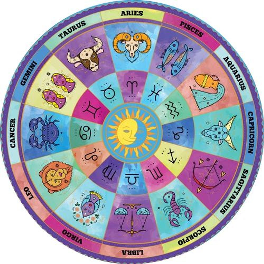 Zodiac 1000-Piece Round Jigsaw Puzzle by Peter Pauper Press Inc ...