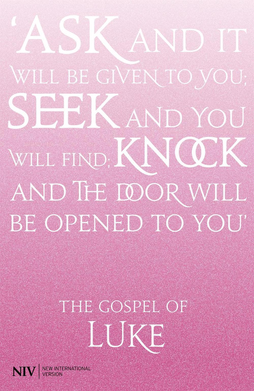NIV Gospel of Luke by New International Version, Paperback ...