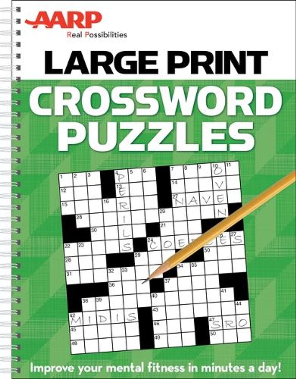 AARP Large Print Crossword Puzzles by Publications International Ltd ...