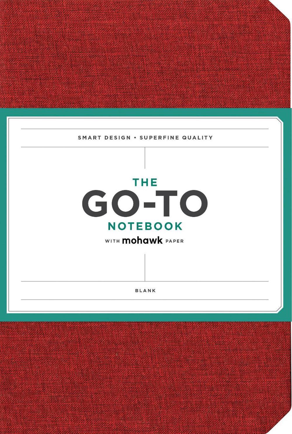 Chronicle Books Go-To Notebook with Mohawk Paper, Brick Red Blank | Buy ...