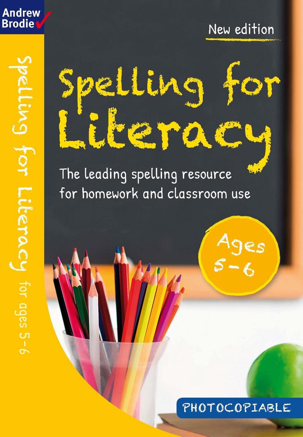 Spelling for Literacy for ages 5-6 by Andrew Brodie, Paperback ...
