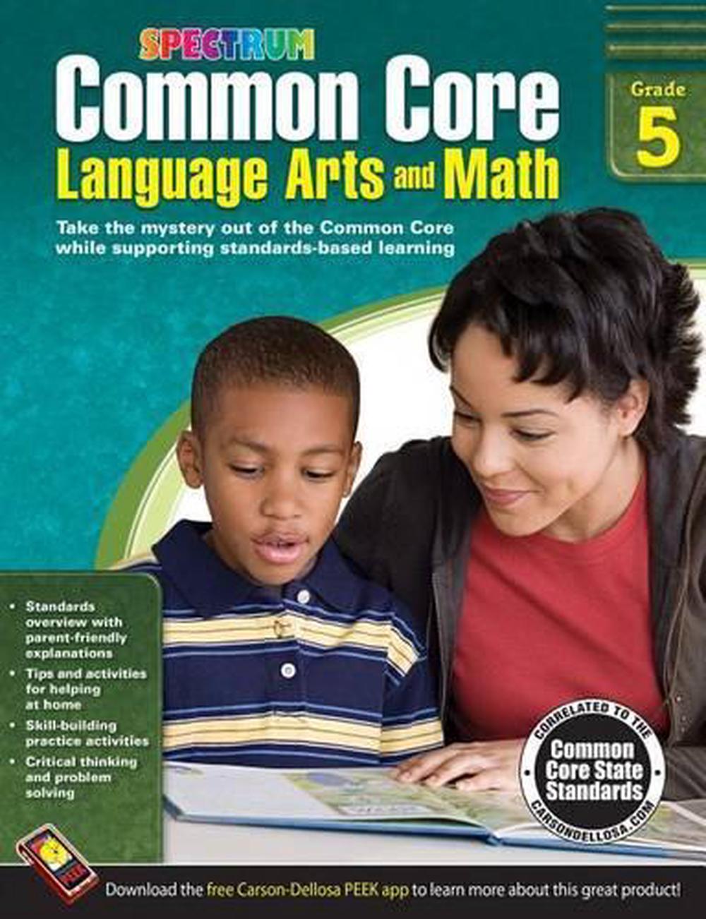 Common Core Language Arts and Math, Grade 5 by Spectrum, Paperback ...