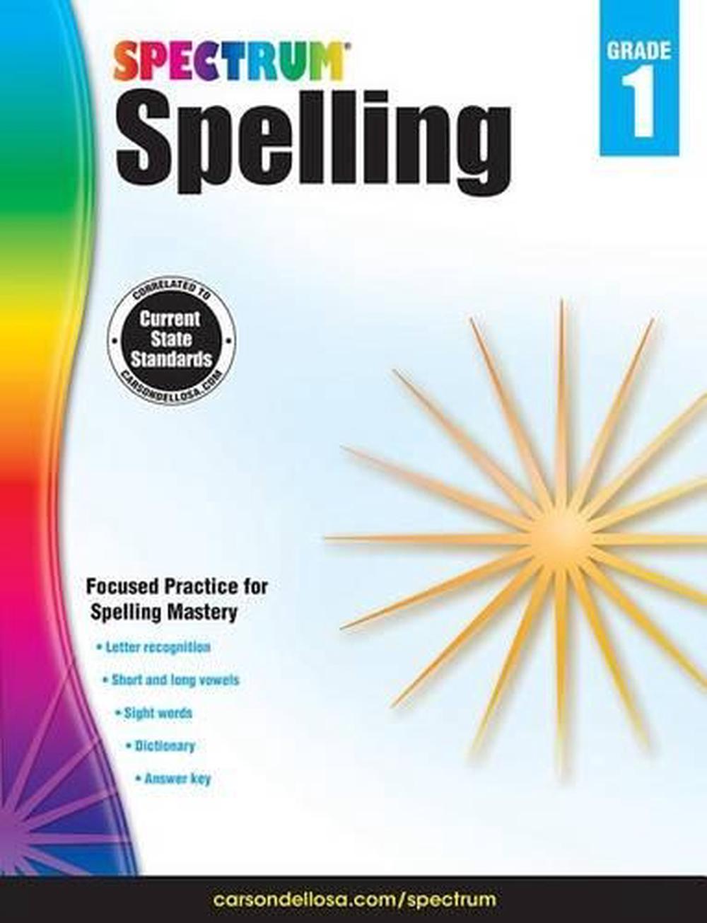Spectrum Spelling, Grade 1 by Spectrum, Hardcover, 9781483811741 | Buy ...