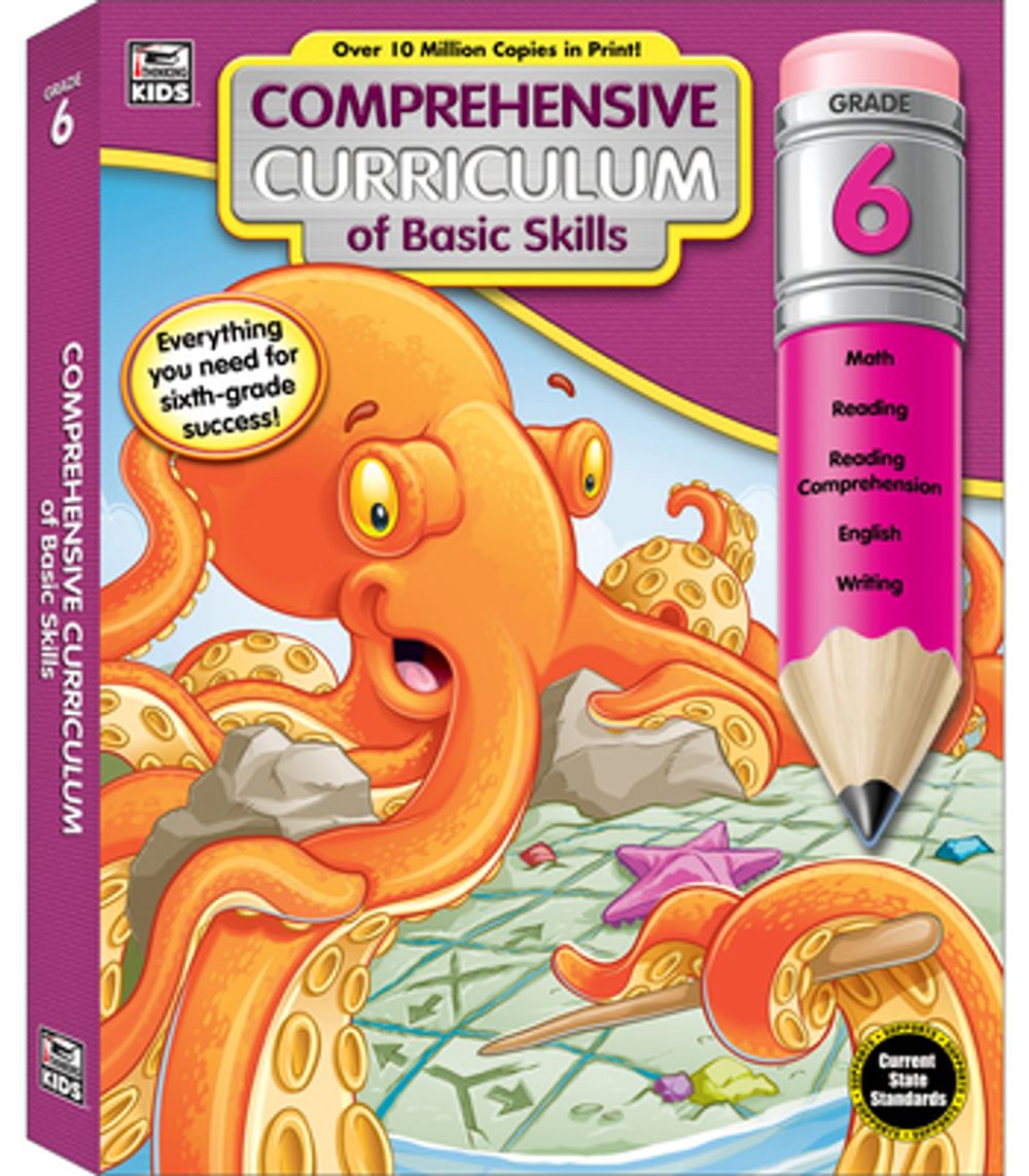 Comprehensive Curriculum of Basic Skills, Grade 6 by Thinking Kids ...