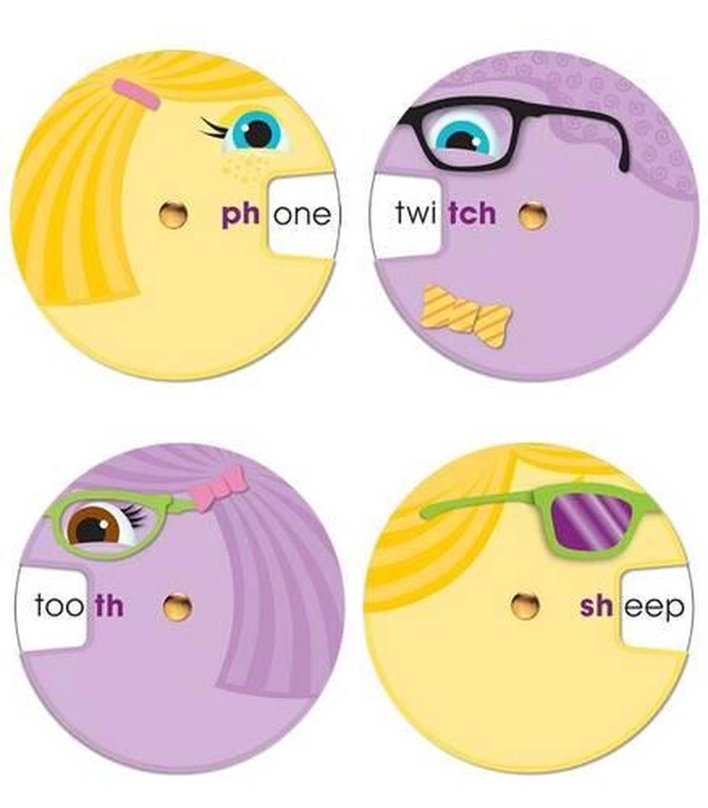 Word Wheels: Digraphs Curriculum Cutouts | Buy online at The Nile
