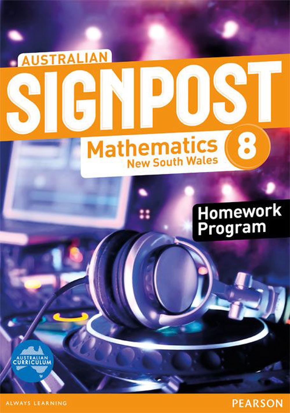 Australian Signpost Mathematics New South Wales 8 Homework Program by ...