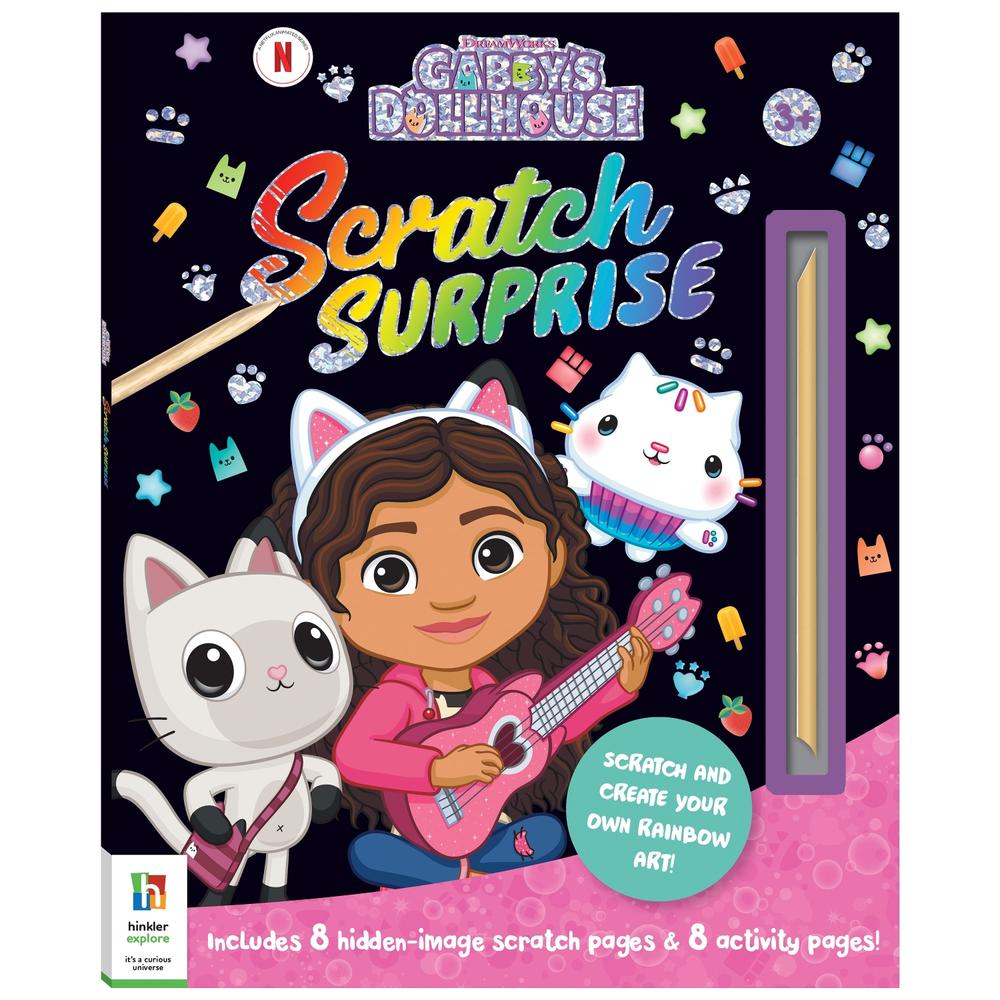 Scratch Surprise Gabby's Dollhouse by Hinkler Pty Ltd, Paperback ...