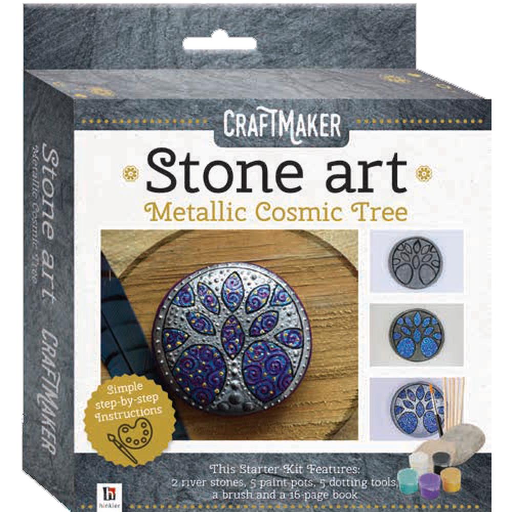 Hinkler Craftmaker Metallic Mini Rock Kits (Cosmic Tree) | Buy online ...