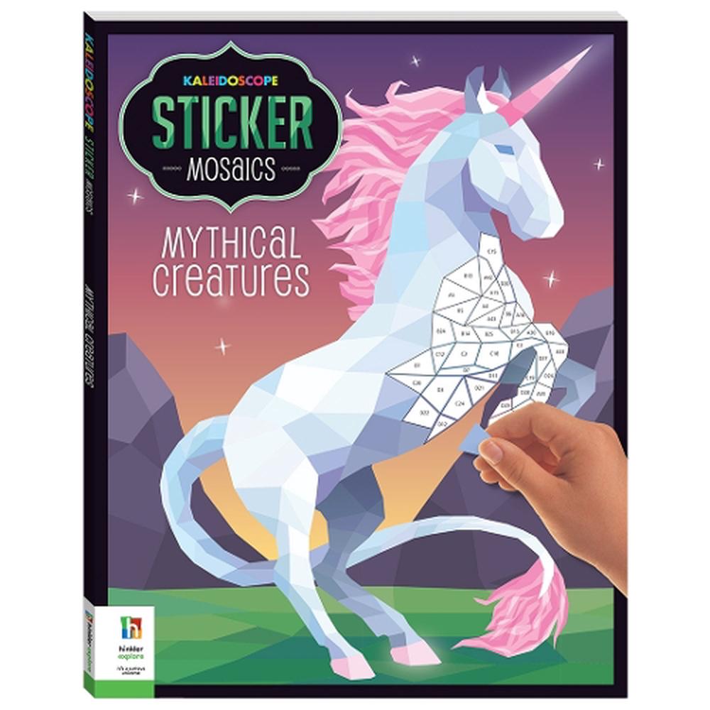Kaleidoscope Sticker Mosaics: Mythical Creatures by Hinkler Pty Ltd ...