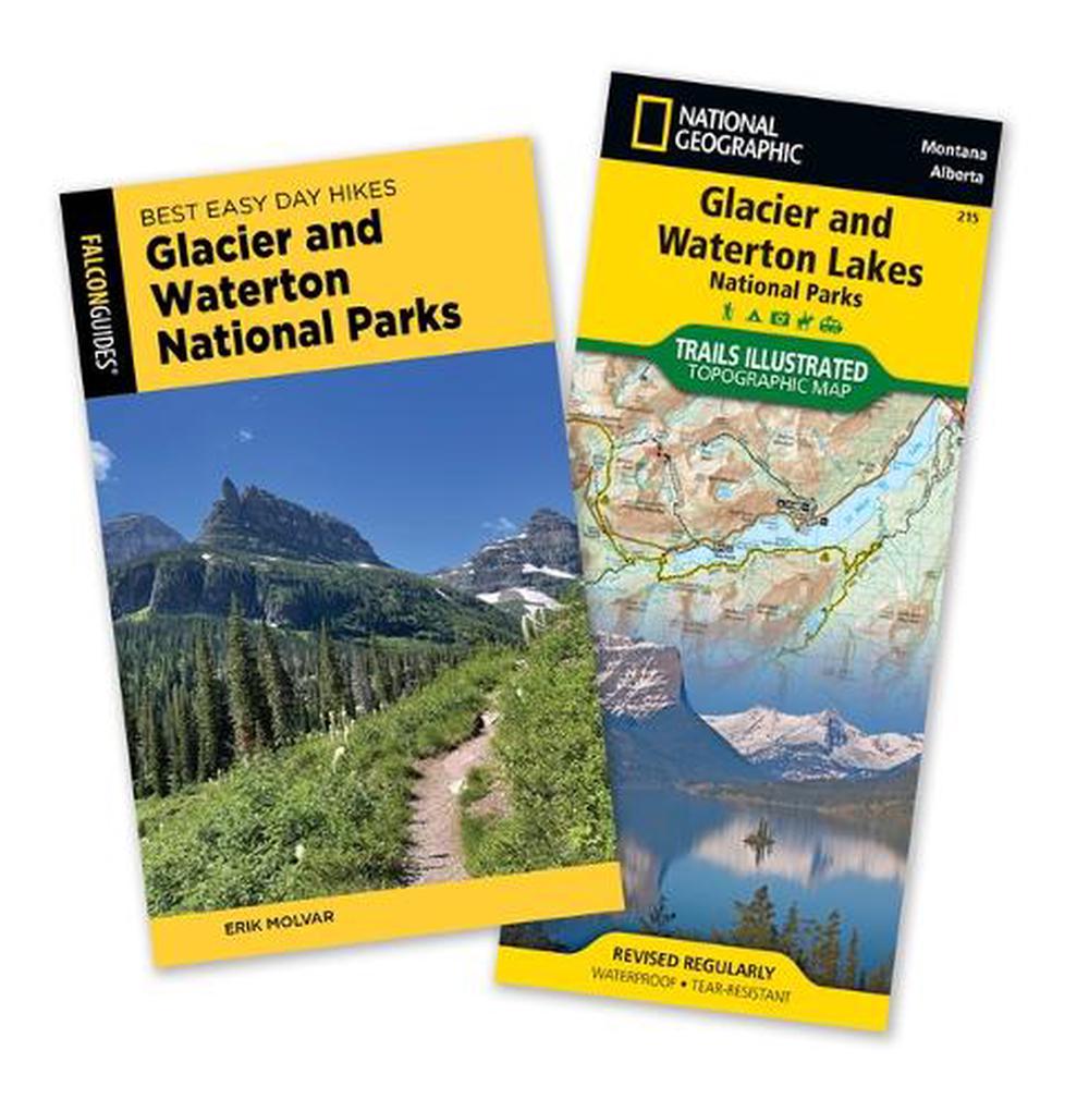 Best Easy Day Hiking Guide and Trail Map Bundle: Glacier and Waterton ...