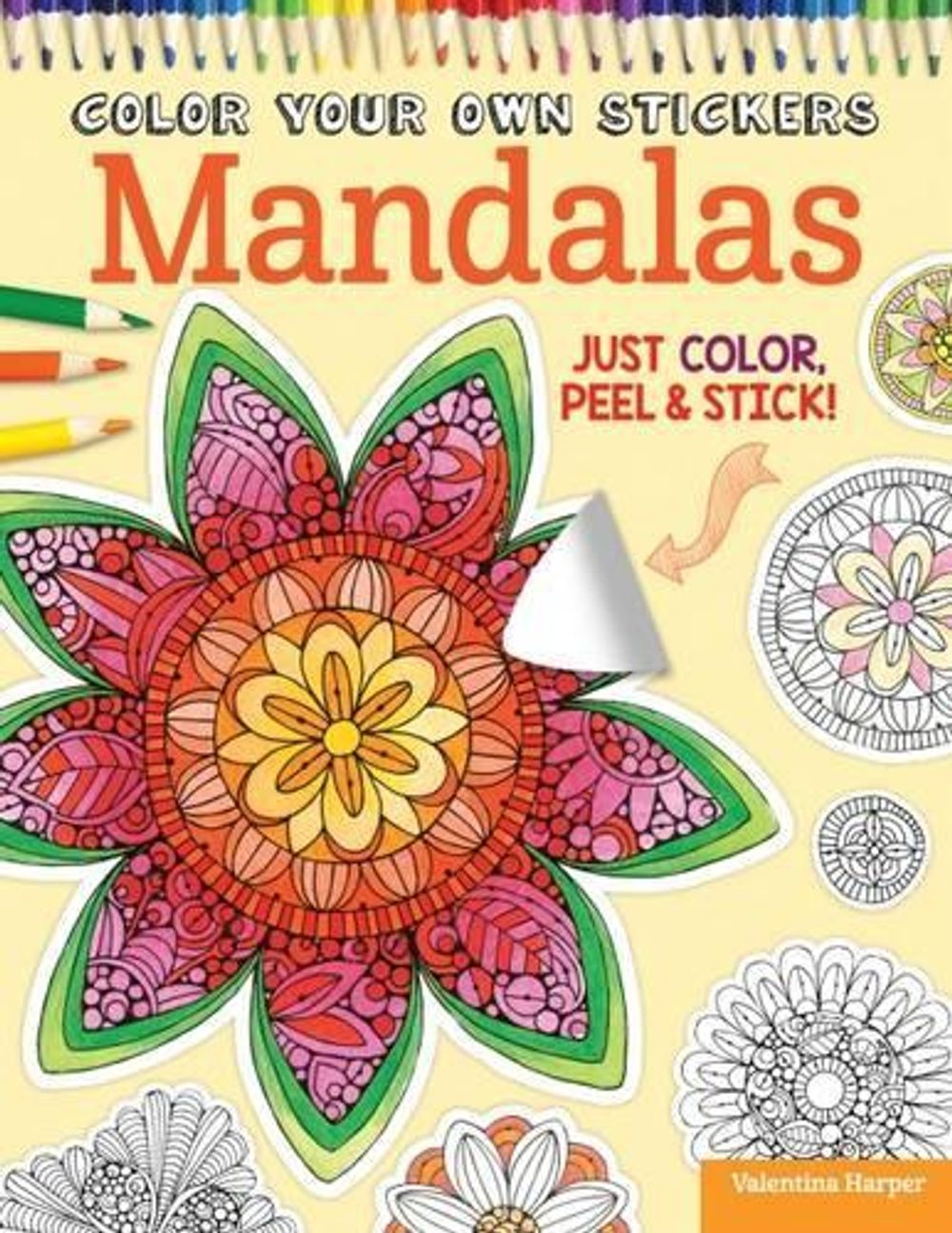 Color Your Own Stickers Mandalas: Just Color, Peel & Stick | Buy online ...