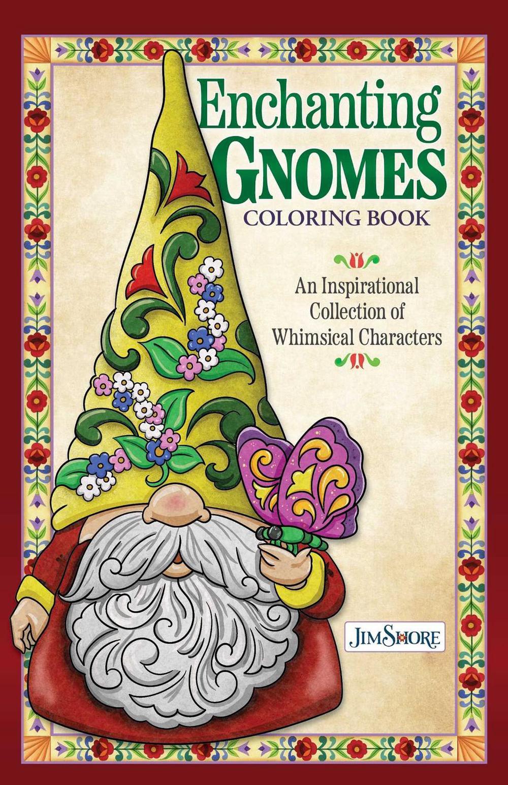 Jim Shore Enchanting Gnomes Coloring Book | Buy online at The Nile