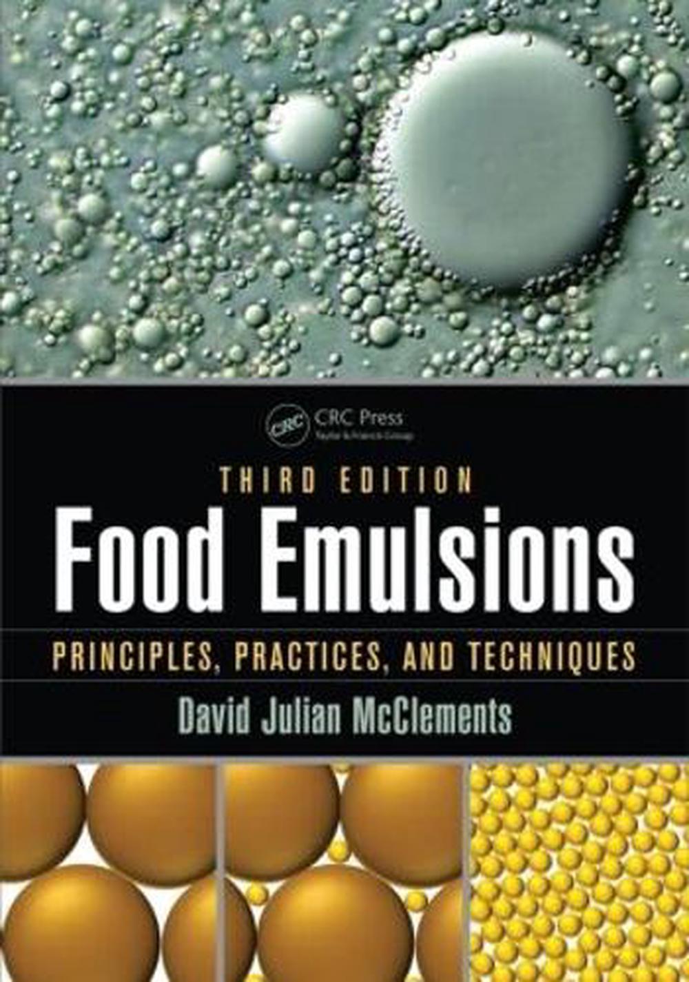 Food Emulsions by David Julian McClements, Hardcover, 9781498726689 ...