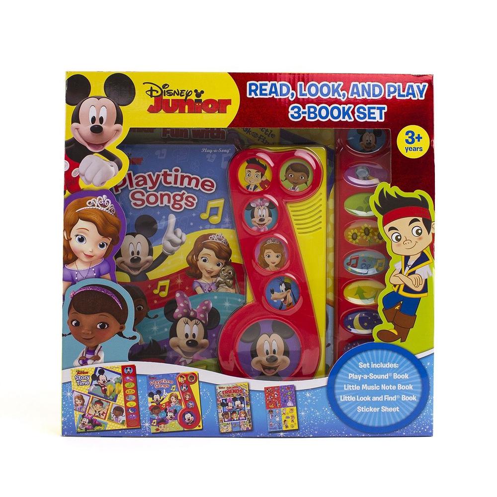 PI Kids Disney Junior - Read, Look And Play 3-Book Set | Buy online at ...