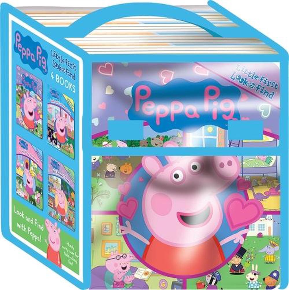 Peppa Pig Little First Look and Find 4-Book Set by Pi Kids, Board Books ...