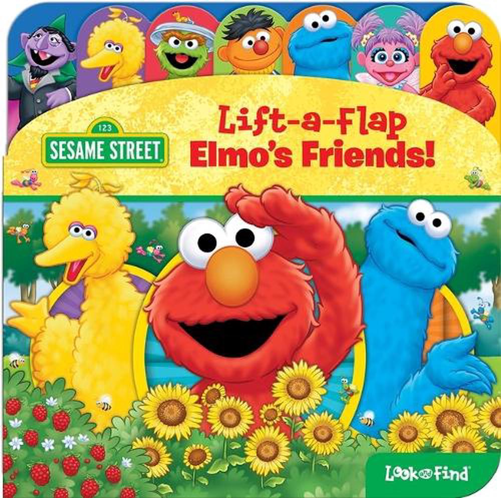 Sesame Streer Elmos Friends Lift Flap Look & Find by P.I. Kids ...