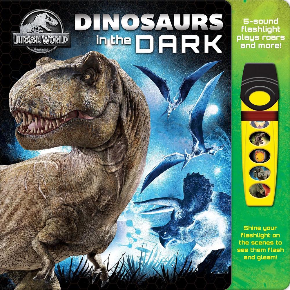 Jurassic World: Dinosaurs in the Dark Sound Book by PI Kids, Board Book ...