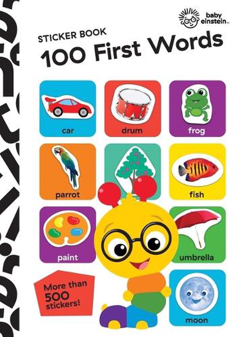 Baby Einstein: 100 First Words Sticker Book by Pi Kids, Paperback ...
