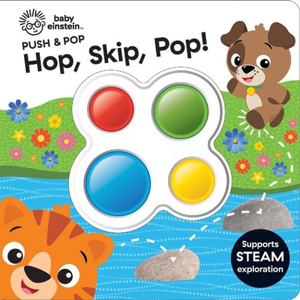 Baby Einstein: Hop, Skip, Pop! Push & Pop by Pi Kids, Hardcover ...