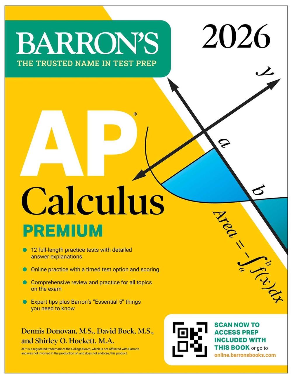 AP Calculus Premium, 2026: Prep Book with 12 Practice Tests ...