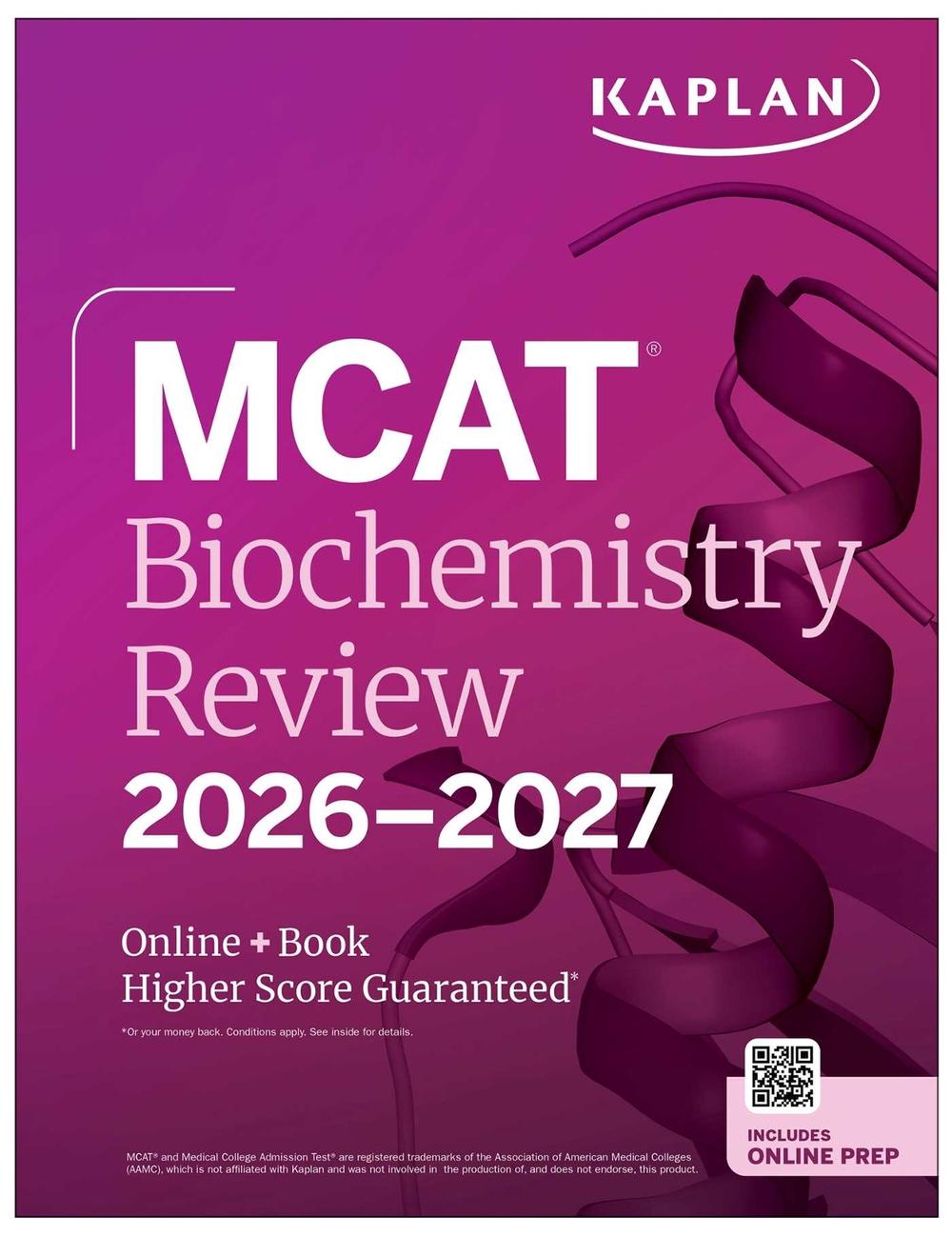 MCAT Biochemistry Review 2026-2027 by Kaplan Test Prep, Paperback ...