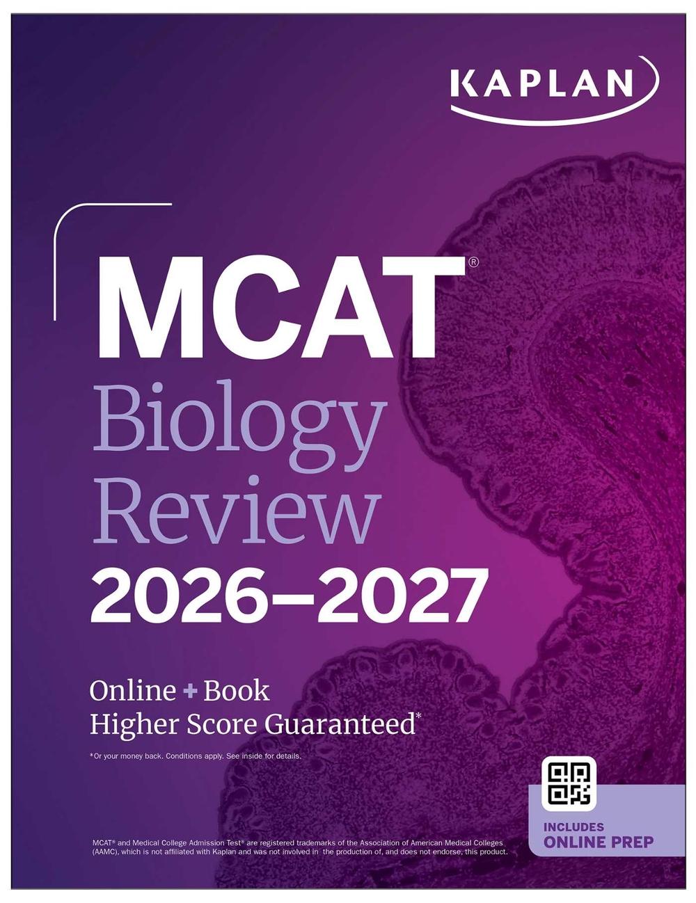 MCAT Biology Review 2026-2027 by Kaplan Test Prep, Paperback ...
