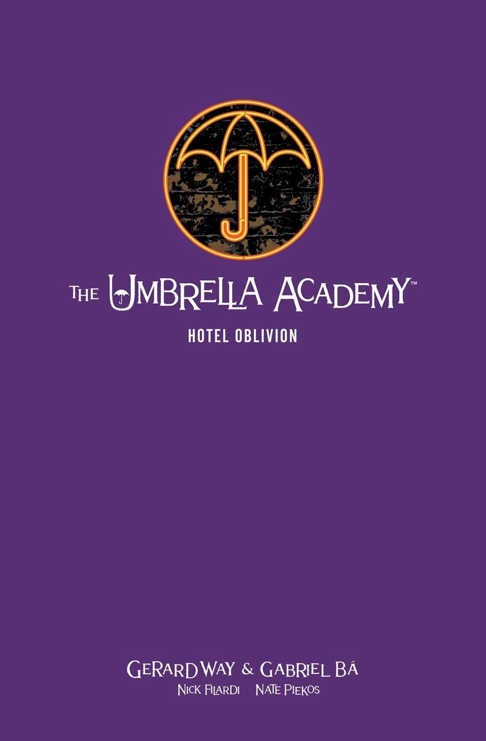 The Umbrella Academy Library Edition Volume 3: Hotel Oblivion by Gerard ...