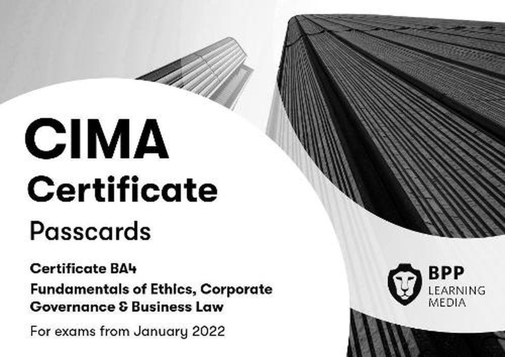 CIMA BA4 Fundamentals of Ethics, Corporate Governance and Business Law ...