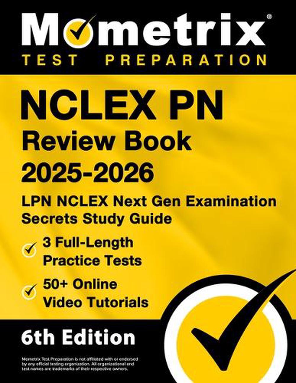 NCLEX PN Review Book 2025-2026 - 3 Full-Length Practice Tests, 50 ...