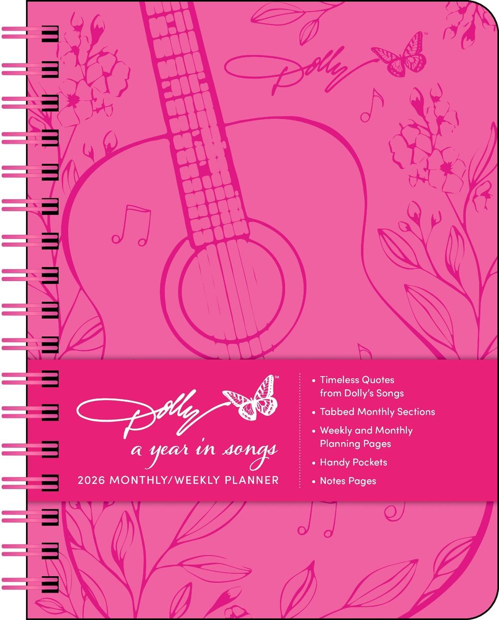 Dolly Parton a Year in Songs Deluxe Organizer 2026 Weekly Planner ...