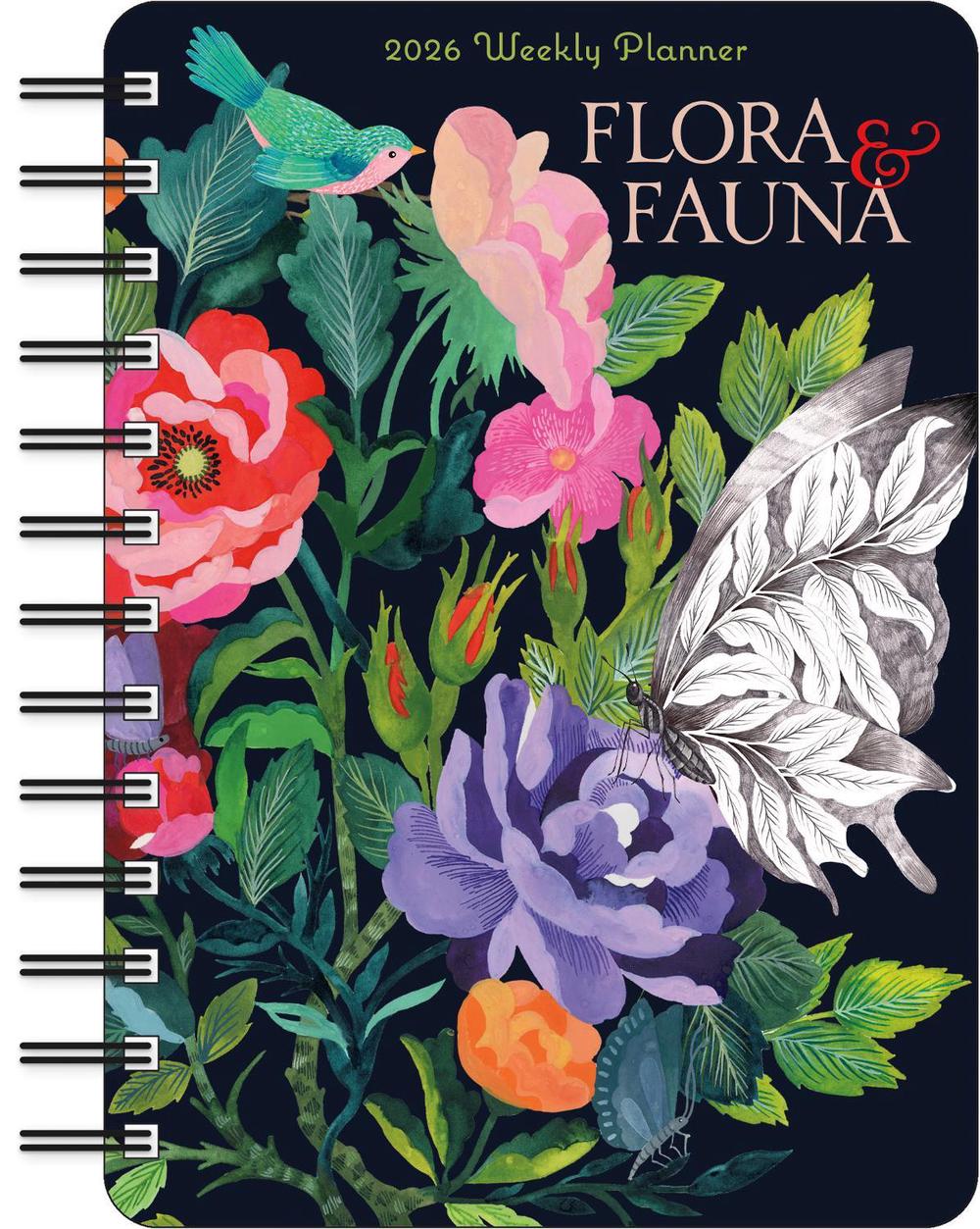 Flora & Fauna 2026 Weekly Planner Calendar by Malin Gyllensvaan ...