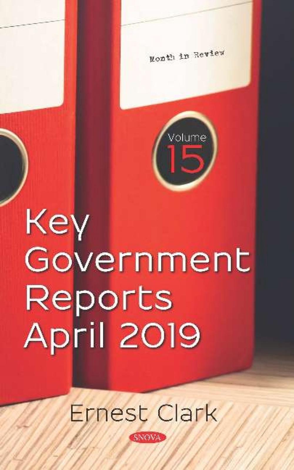 Key Government Reports -- Volume 15 by Ernest Clark, Hardcover ...