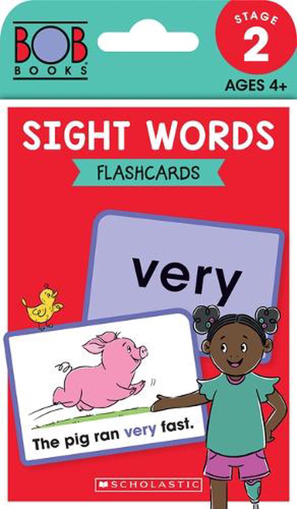 Bob Books - Sight Words Flashcards Phonics, Ages 4 and Up, Kindergarten ...