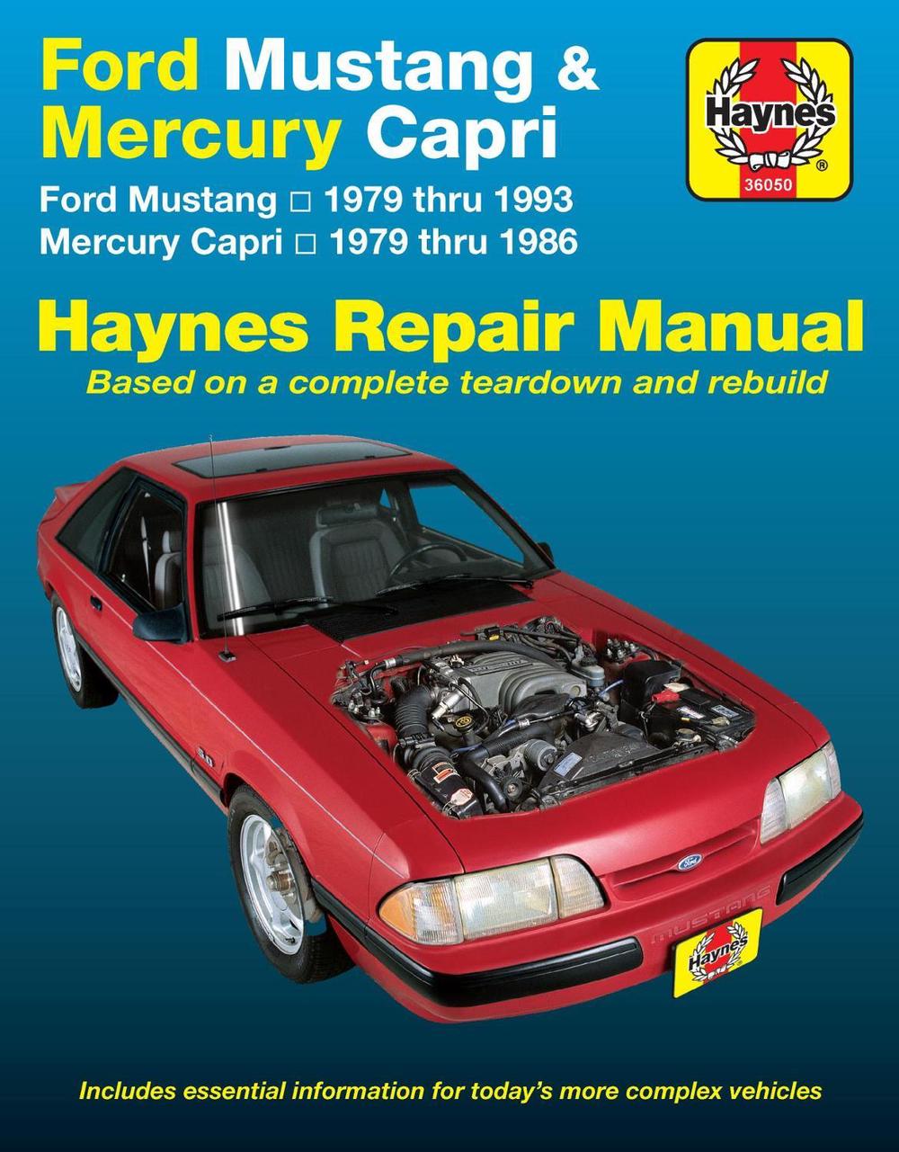 Ford Mustang, Ghia & Cobra (1979-1993) & Mercury Capri, Ghia & RS (1979 ...