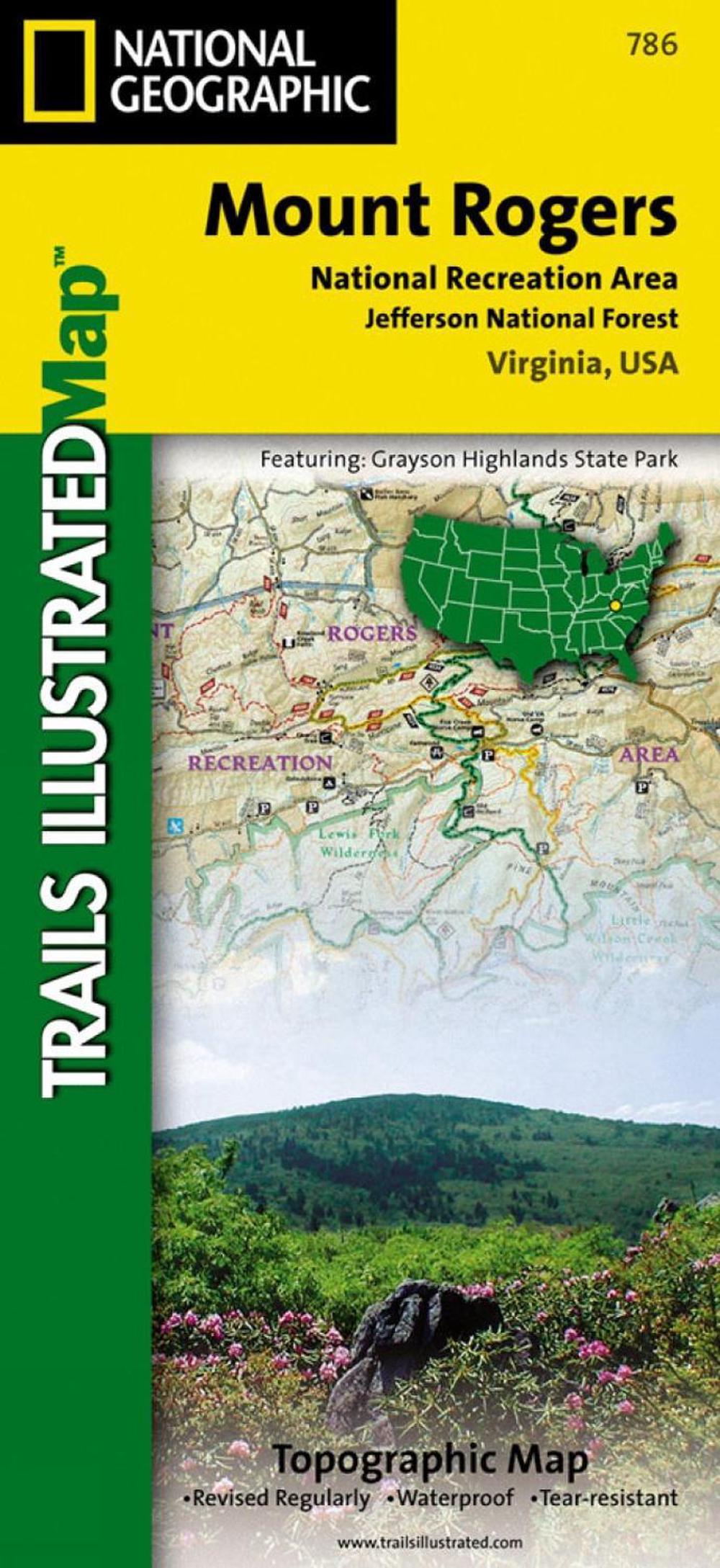 Mount Rogers National Recreation Area by National Geographic Maps ...