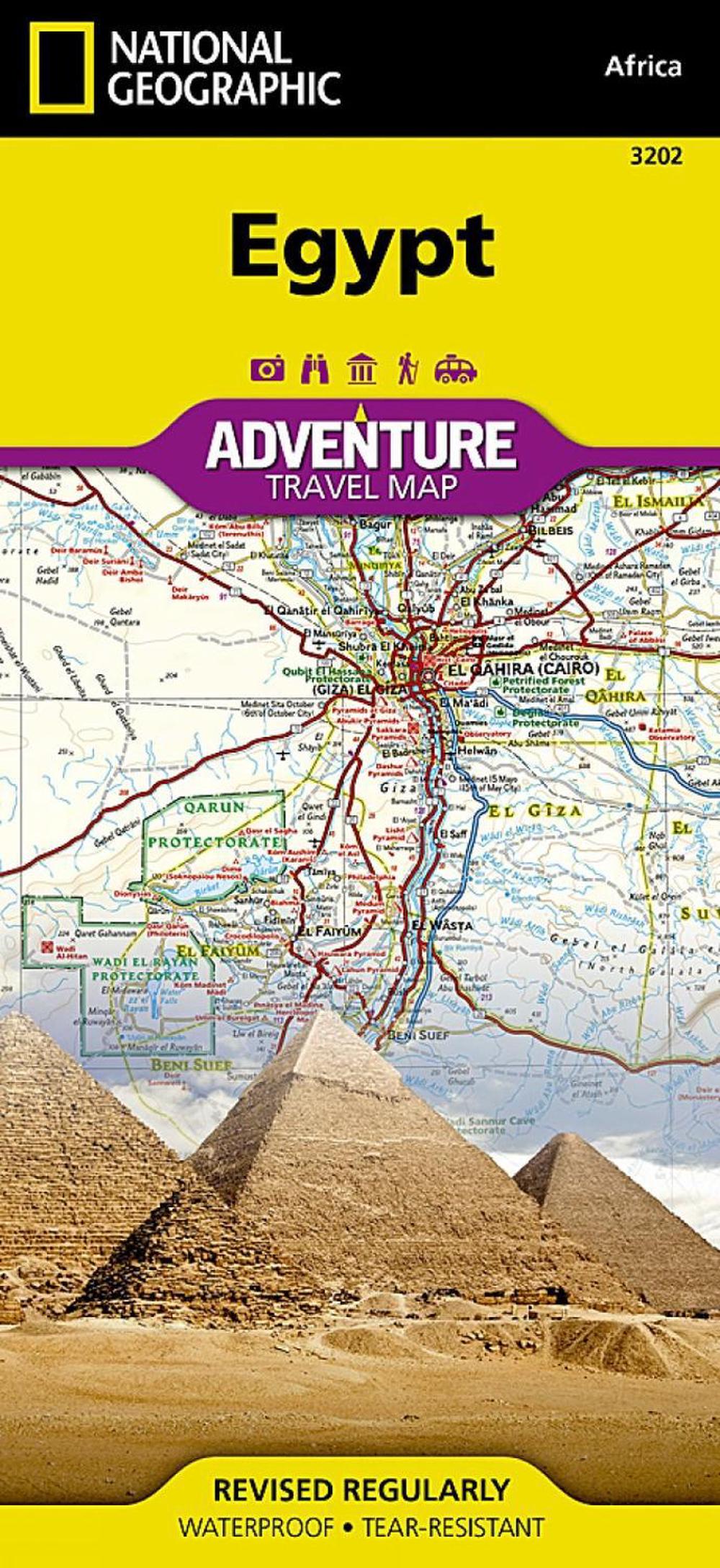 Egypt Map by National Geographic Maps, Folded, 9781566955294 | Buy ...