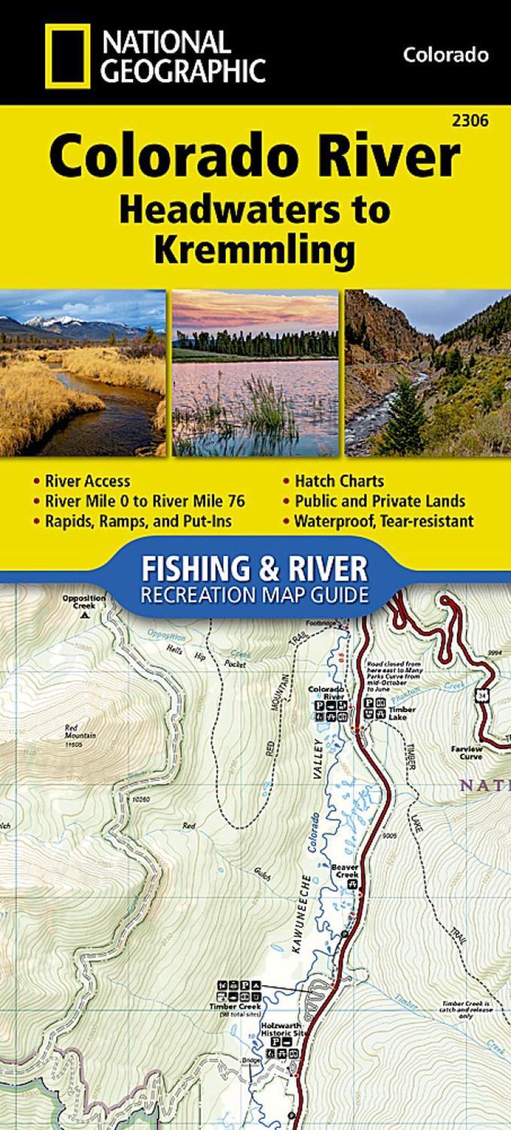 Colorado River, Headwaters To Kremmling by National Geographic Maps ...