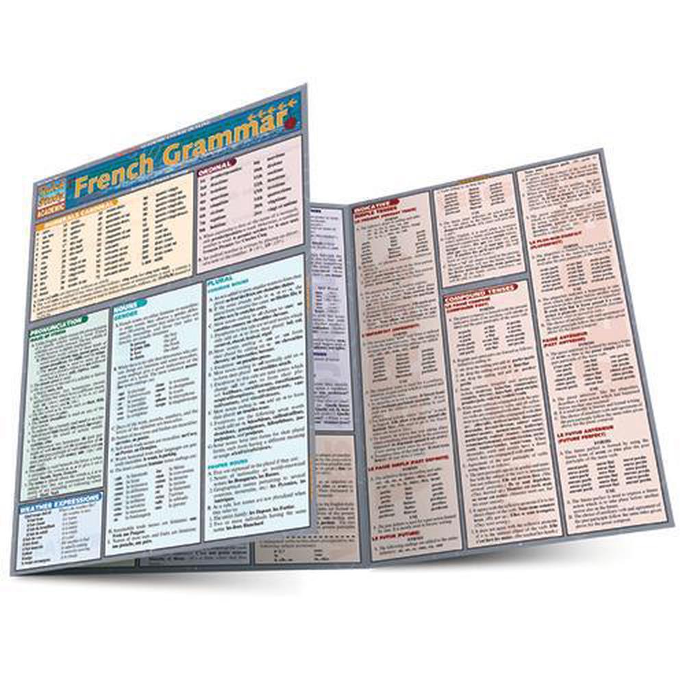 French Grammar Cheat Sheet Essential French Grammar And Vocabulary: